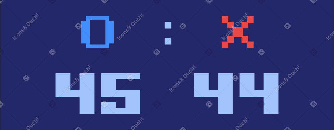 Scoreboard with points Illustration in PNG, SVG