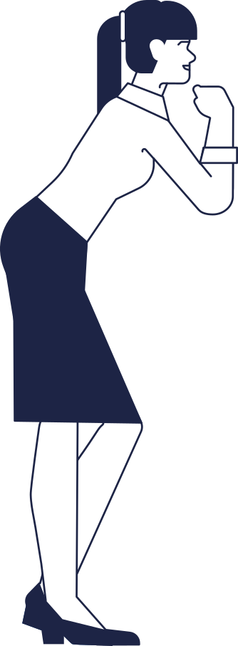 Woman standing Illustration in PNG, SVG