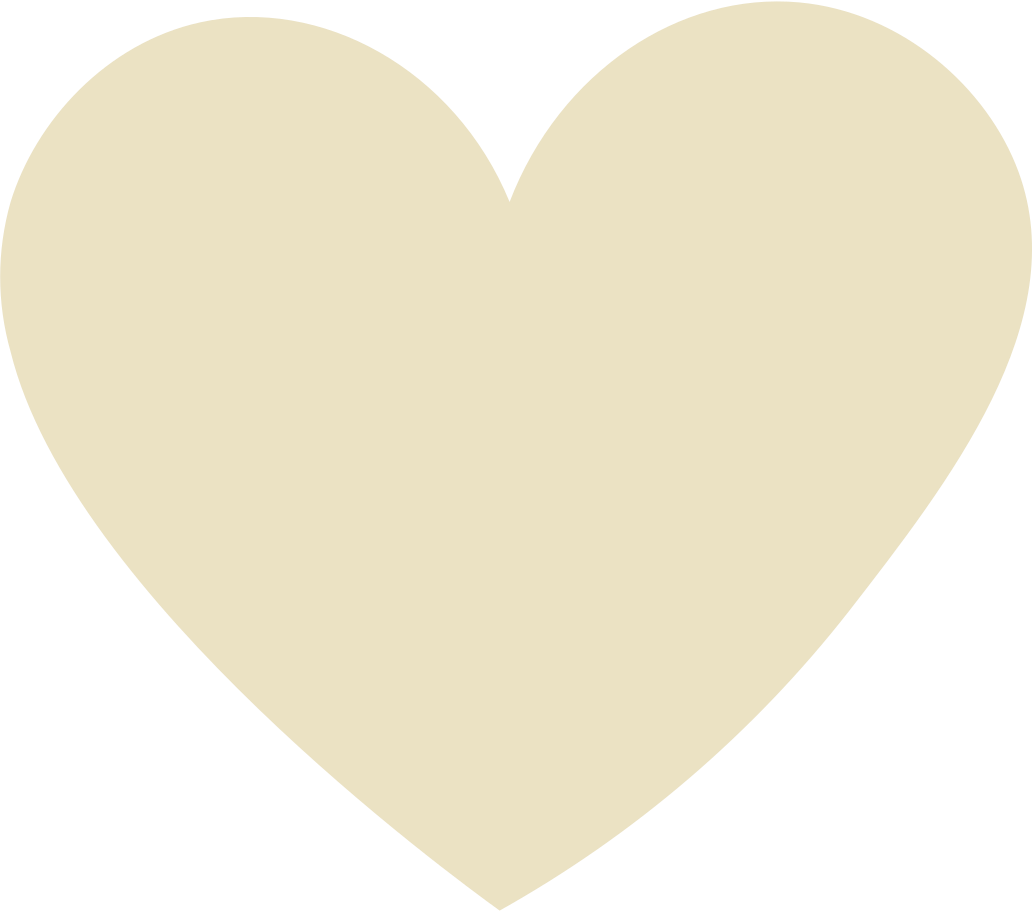 Beige heart Illustration in PNG, SVG