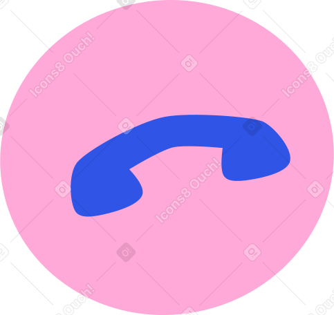 End call button Illustration in PNG, SVG