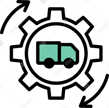 Logistics icon PNG, SVG