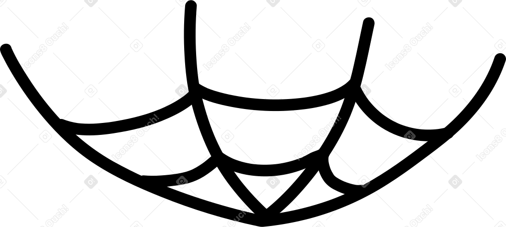 Cobweb Illustration in PNG, SVG