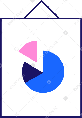 Pie chart pattern Illustration in PNG, SVG