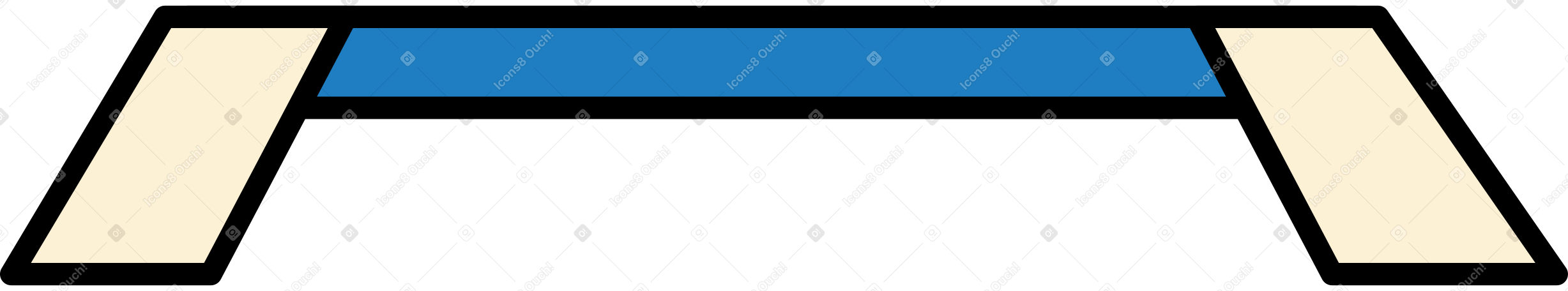 Step platform Illustration in PNG, SVG
