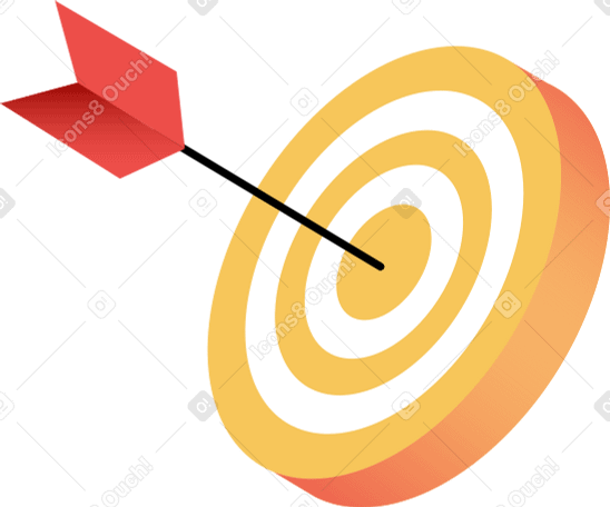 Target with arrow PNG, SVG