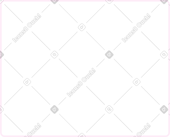 Beige line rectangle with rounded corners PNG, SVG