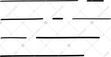 Líneas negras de texto PNG, SVG