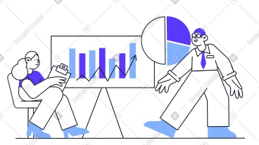 Diagram animated illustration in GIF, Lottie (JSON), AE