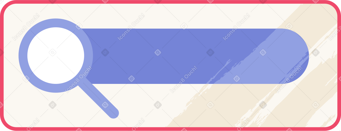 Browser search box Illustration in PNG, SVG