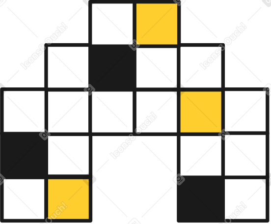 Cube tower Illustration in PNG, SVG