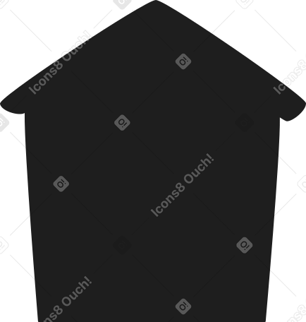 Shadow of house Illustration in PNG, SVG