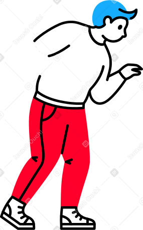 Man without a hand Illustration in PNG, SVG
