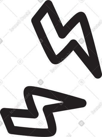 Icônes d'éclair PNG, SVG