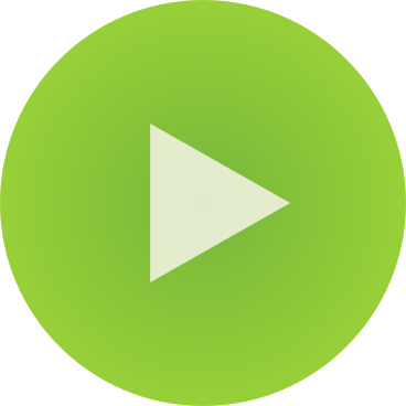 Green rectangular play button PNG, SVG
