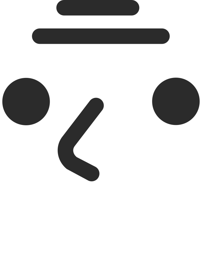 Old wide smile face Illustration in PNG, SVG