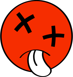 Dead Face Cartoon