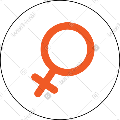 Female symbol PNG, SVG