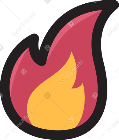 Icône de feu PNG, SVG