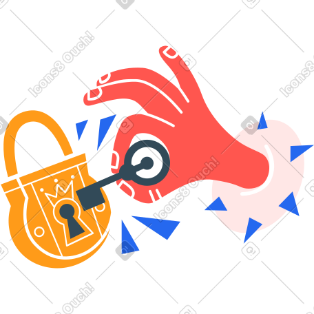 Sign in animated illustration in GIF, Lottie (JSON), AE