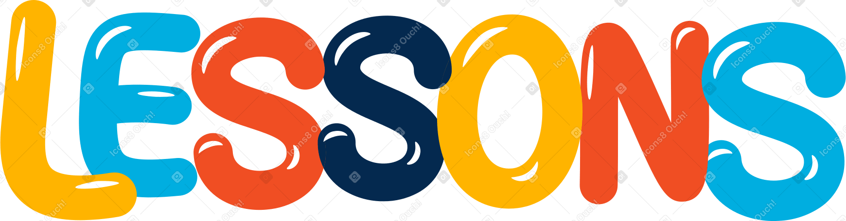 Lettering lessons Illustration in PNG, SVG