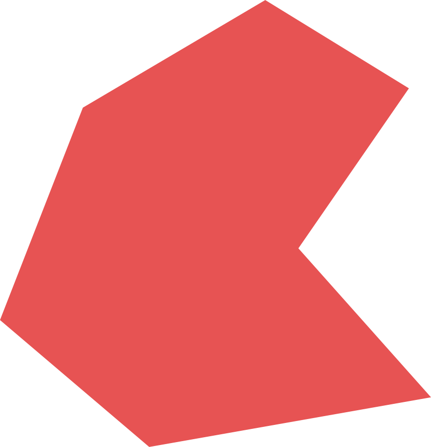 Red polygon Illustration in PNG, SVG