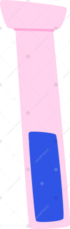Pink test tube Illustration in PNG, SVG