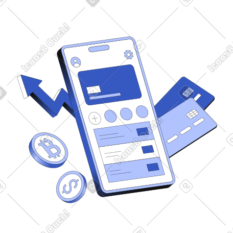 Digital wallet mobile app PNG, SVG