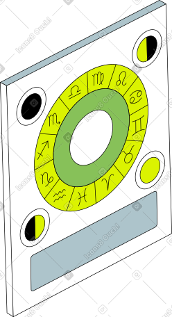 Astrological board PNG, SVG