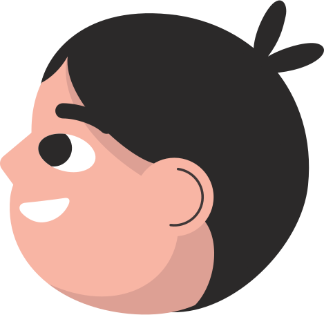 Ilustração de Joyful head of a man em PNG e SVG