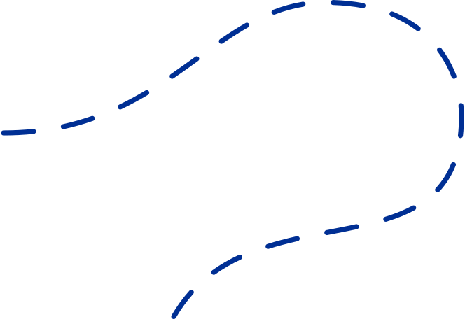 Trailing dashed line Illustration in PNG, SVG