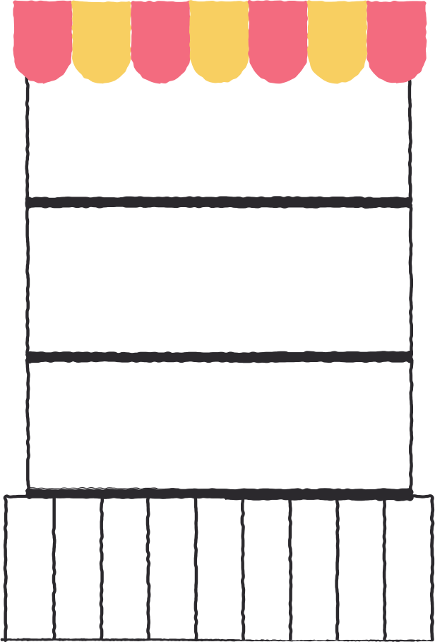 Showcase Illustration in PNG, SVG