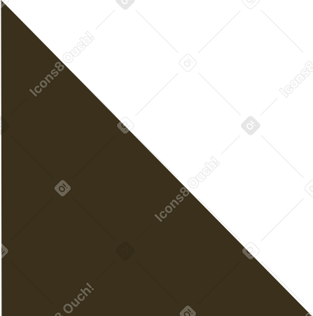 Brown triangle Grafik als PNG, SVG