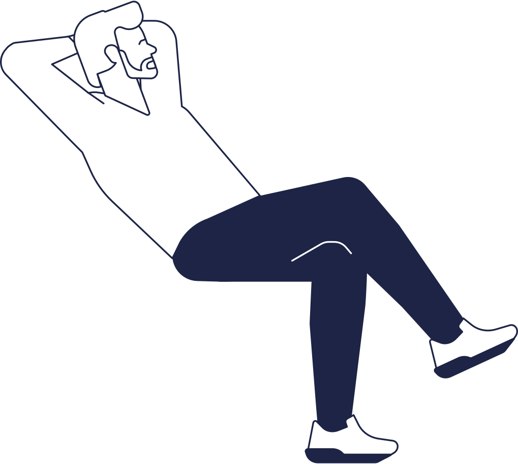 Man sitting Illustration in PNG, SVG