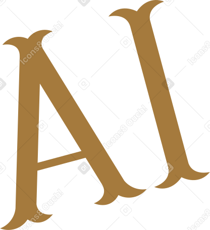 Text ai Illustration in PNG, SVG