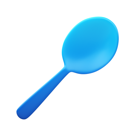 PNG 및 SVG의 3D spoon 일러스트