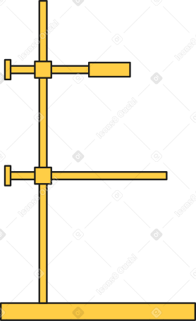 Retort stand Illustration in PNG, SVG