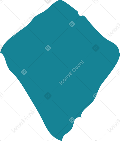 Dark blue kite shape Illustration in PNG, SVG