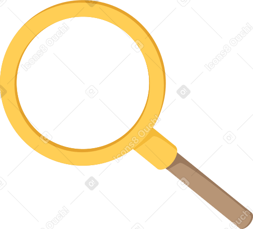Magnifying glass PNG, SVG