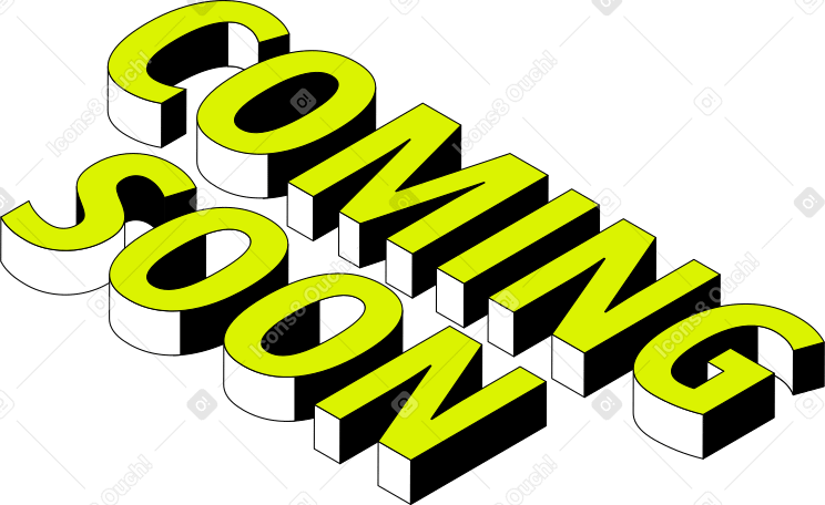 Lettering coming soon text PNG, SVG