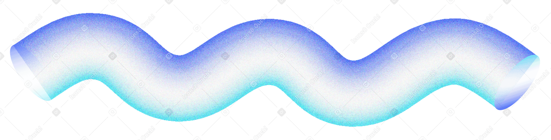 Shape of the curved line Illustration in PNG, SVG