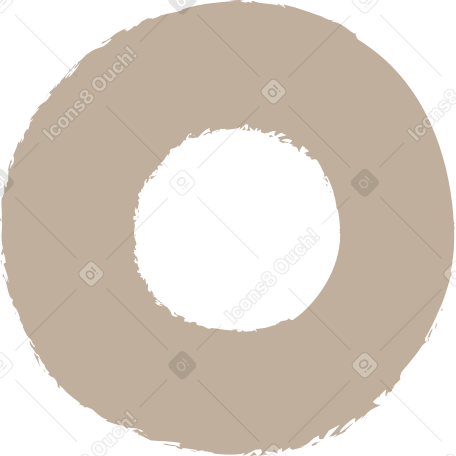 Grey ring Illustration in PNG, SVG