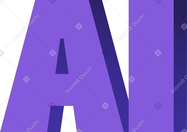 Lettering ai text PNG, SVG