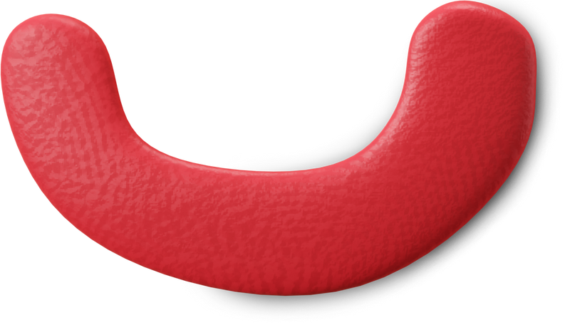 Smiling red mouth Illustration in PNG, SVG