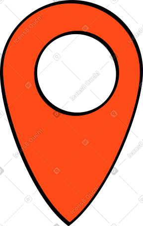 Geolocation sign PNG, SVG