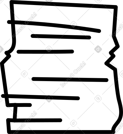Stack of papers PNG, SVG