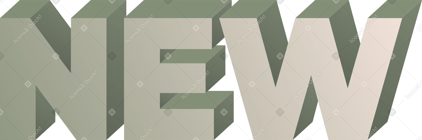 Lettering new text PNG, SVG
