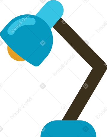 Study lamp Illustration in PNG, SVG