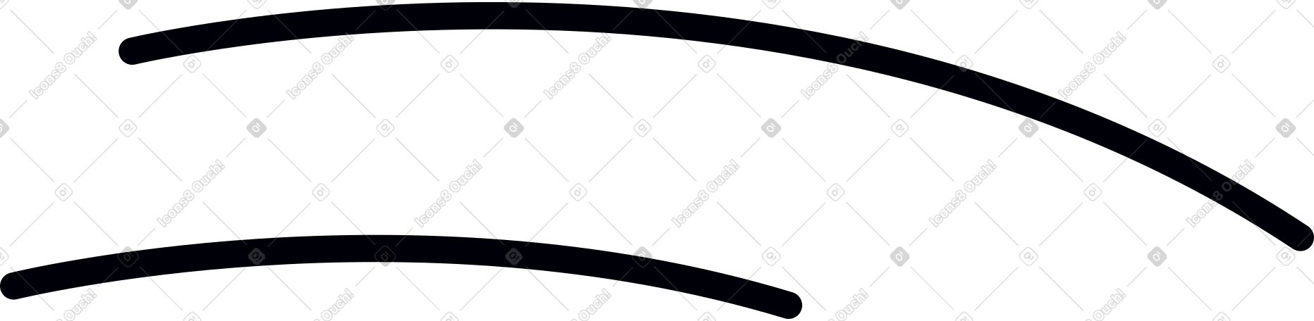 Two black lines PNG, SVG