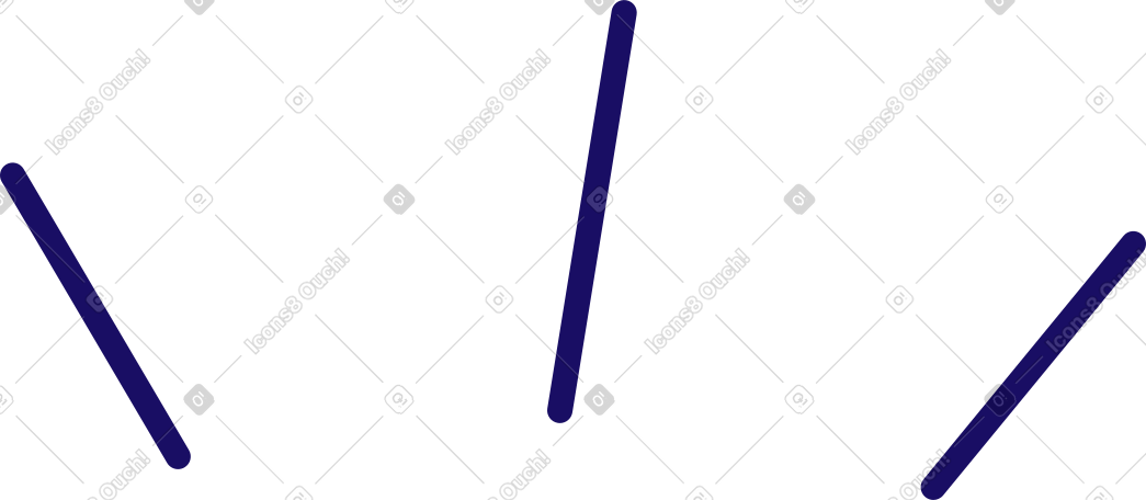 Three lines PNG, SVG