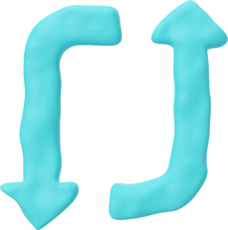 Light blue refresh icon Illustration in PNG, SVG